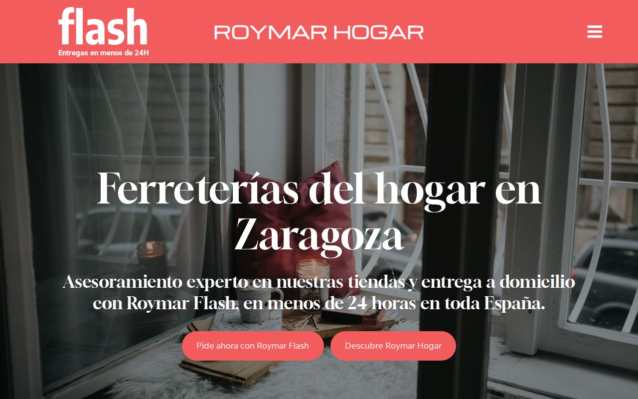 Roymar Hogar | Ferreterías en Zaragoza con entrega inmediata · Roymar Flash